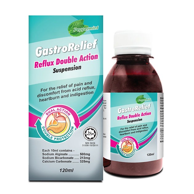 GASTRORELIEF REFLUX DOUBLE ACTION SUSPENSION 120ML | BIG Pharmacy ...