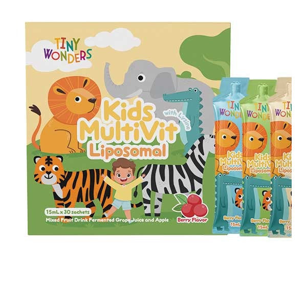 TINY WONDERS KIDS MULTIVIT LIQ SACHET 15ML 30S | BIG Pharmacy Malaysia ...